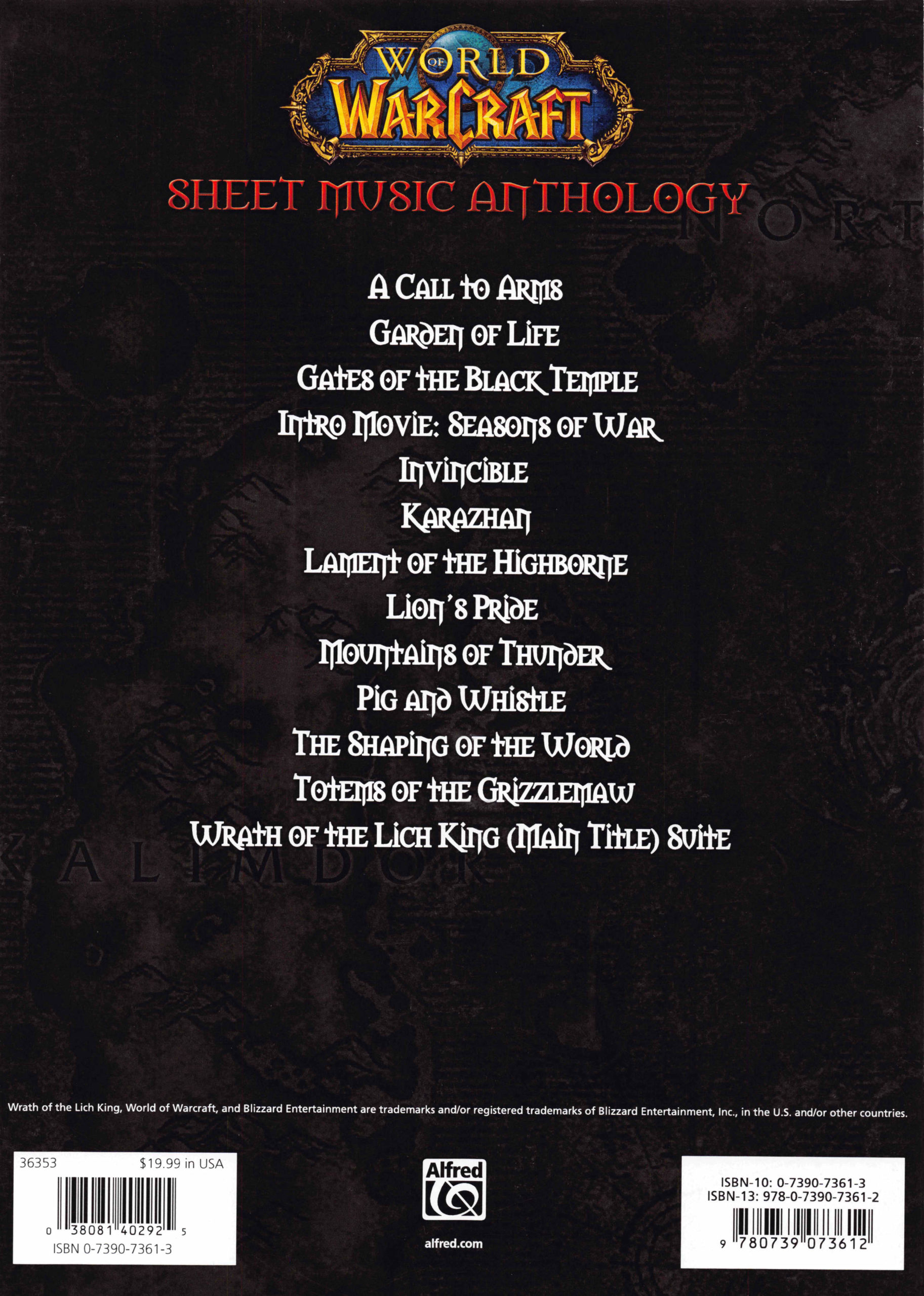 World Of Warcraft Invincible Piano Sheet Music Music